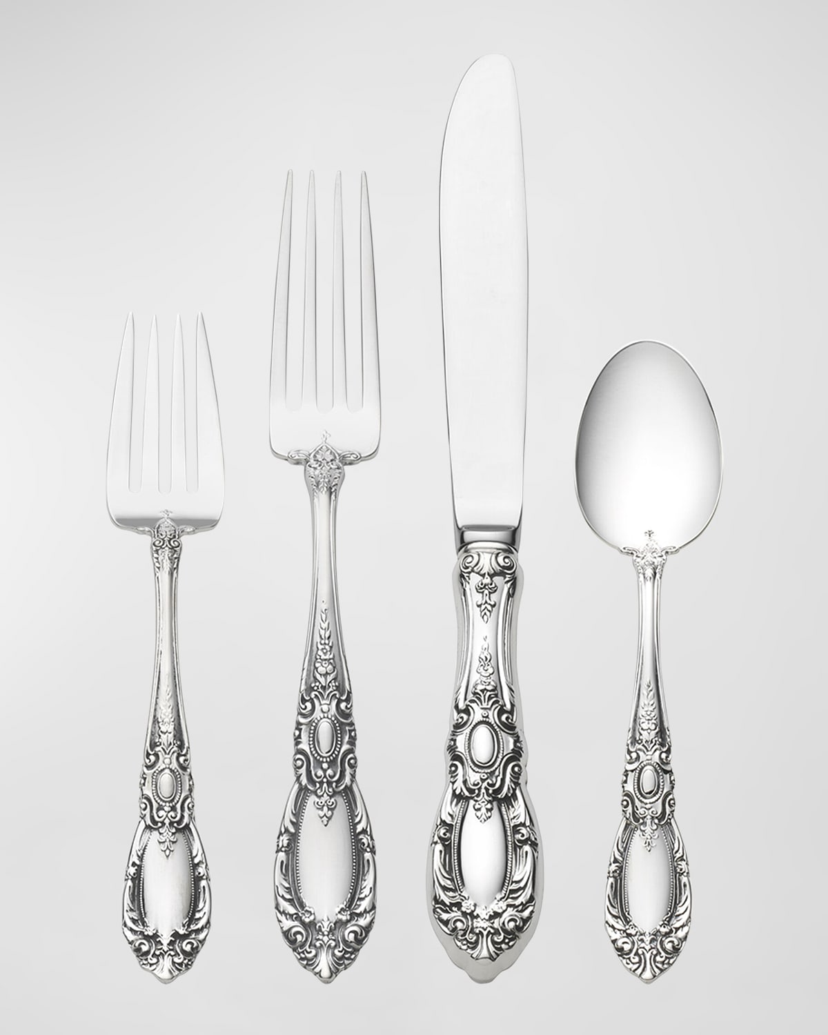 Towle Silversmiths King Richard 66-Piece Flatware Set, Service for 12 ...
