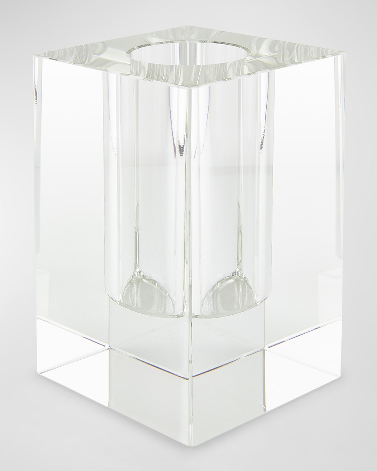 Tizo Clear Crystal Vase Flat Hexagon - Large | Horchow