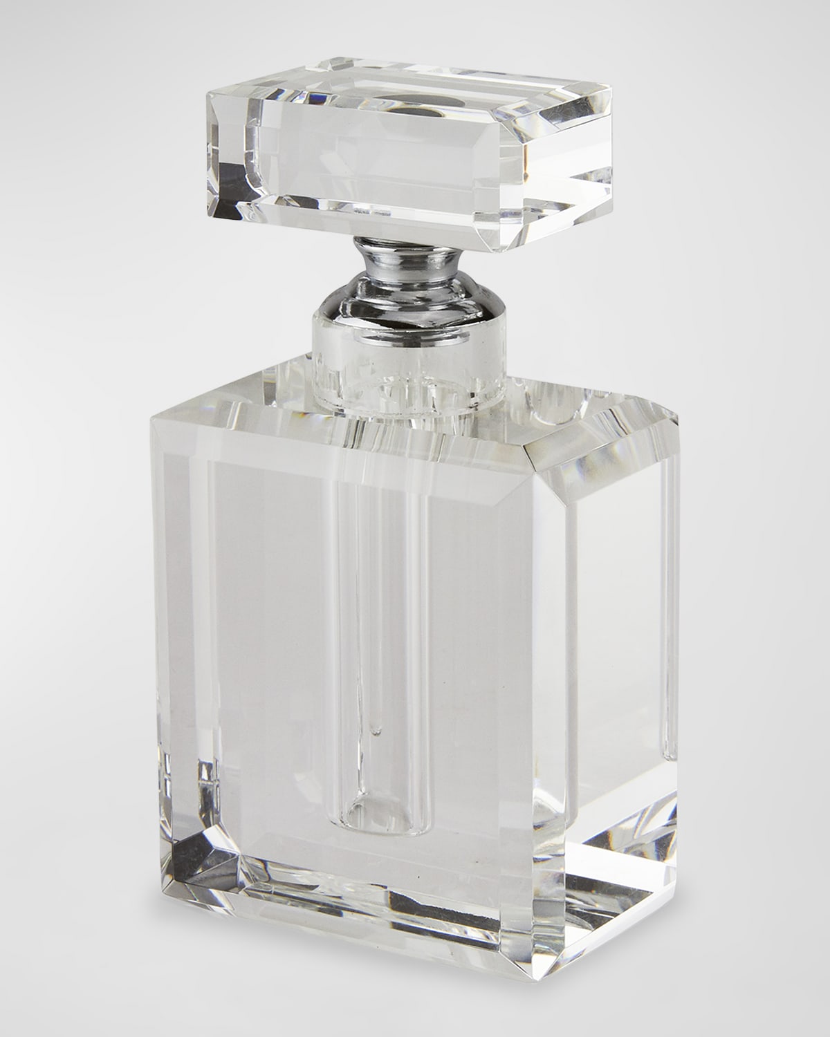 Tizo Clear Crystal Square W/Bubble Perfume Bottle | Horchow