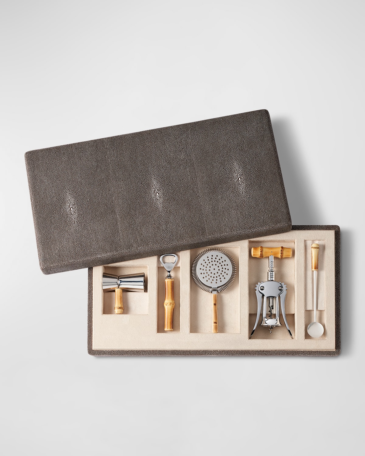 AERIN Faux-Shagreen Wine Coaster | Horchow