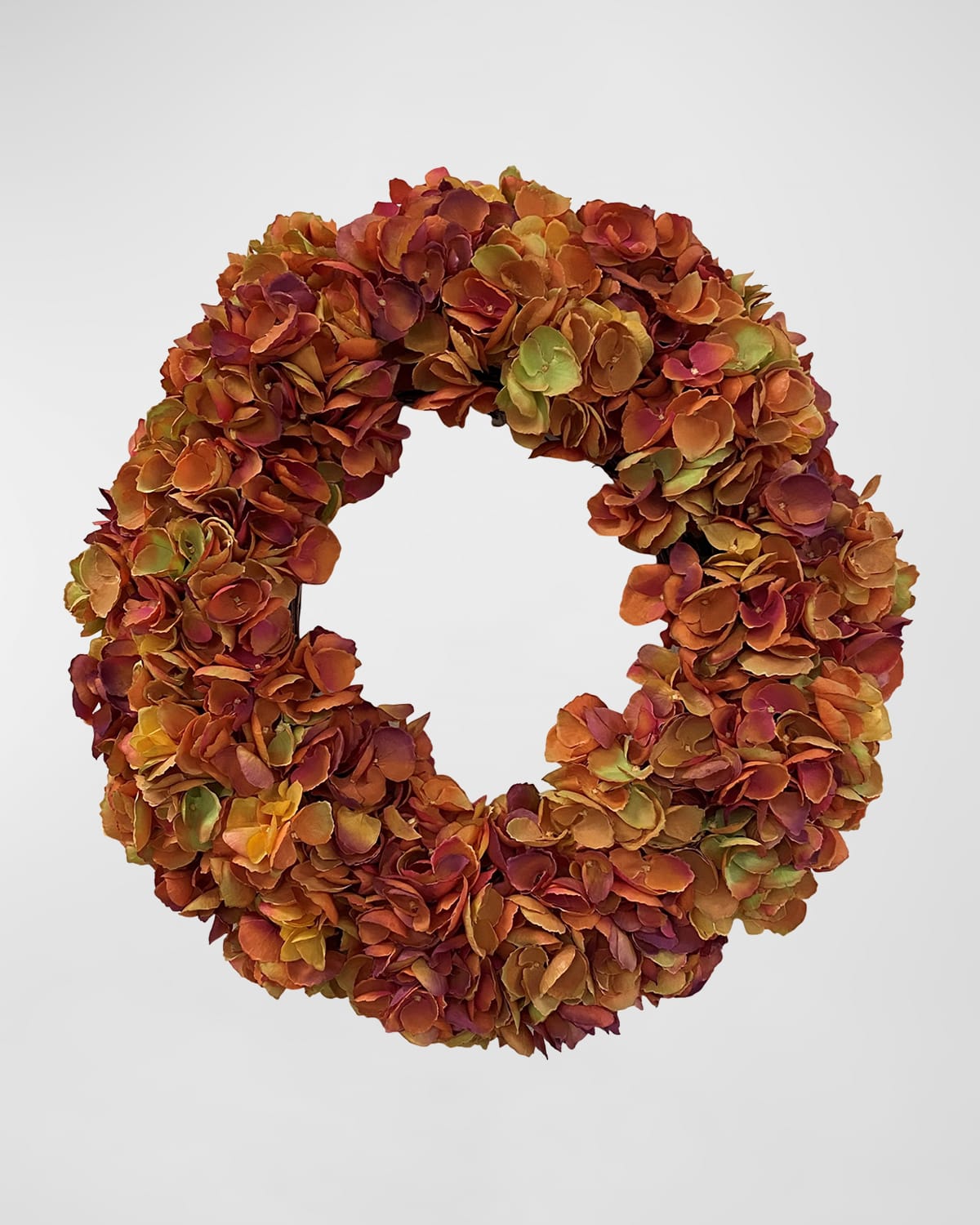 Winward Home 25" Holiday Hydrangea Wreath | Horchow
