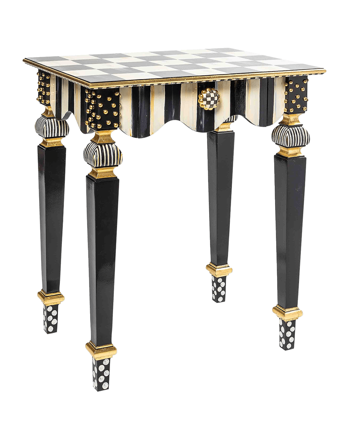 MacKenzie-Childs Courtly Check Three-Tier Table | Horchow