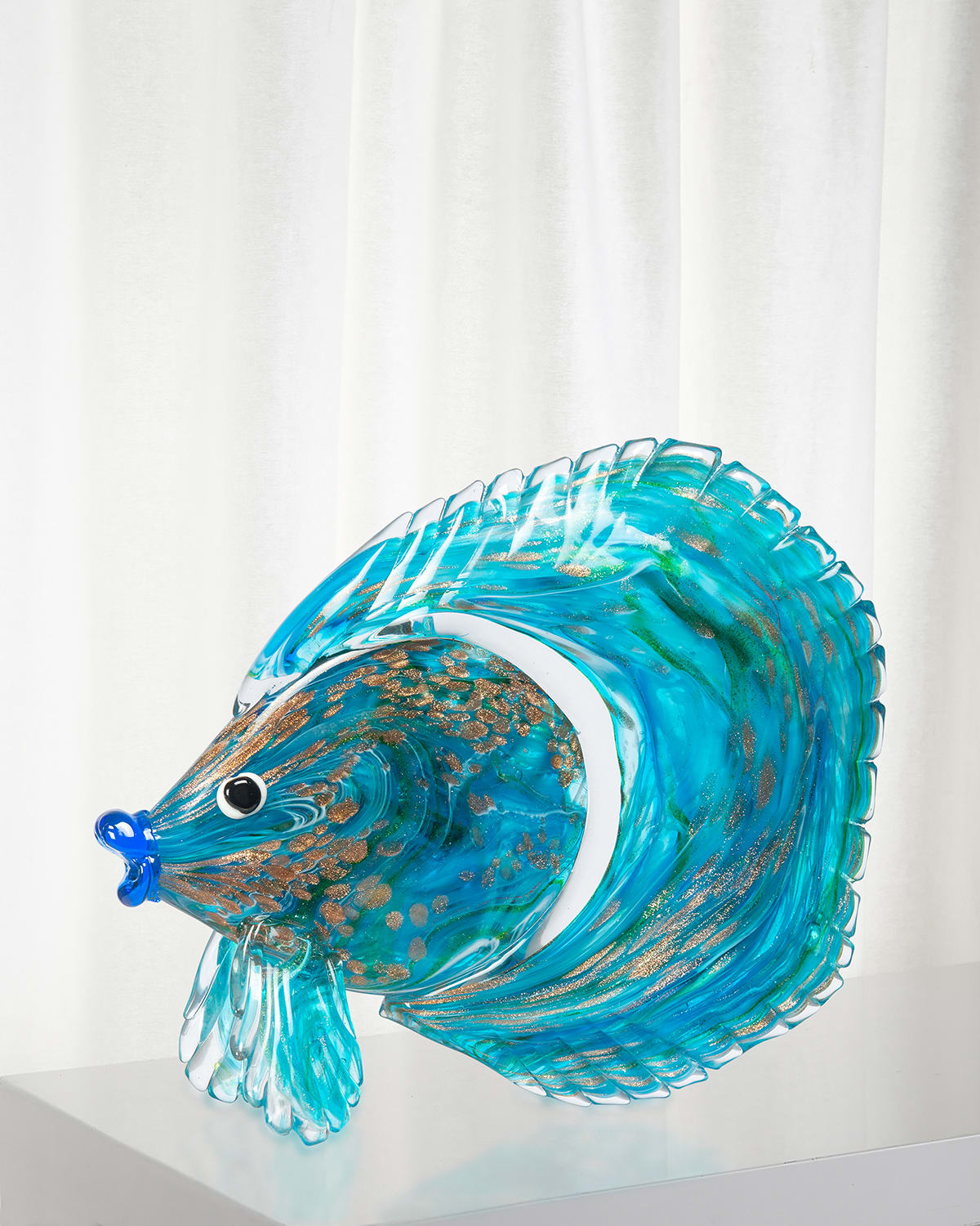 Dale Tiffany Coronado Art Glass Fish Figurine | Horchow