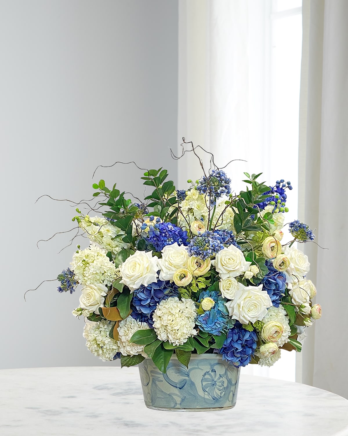 Winward Home Orchid Faux Floral Arrangement in Bowl | Horchow