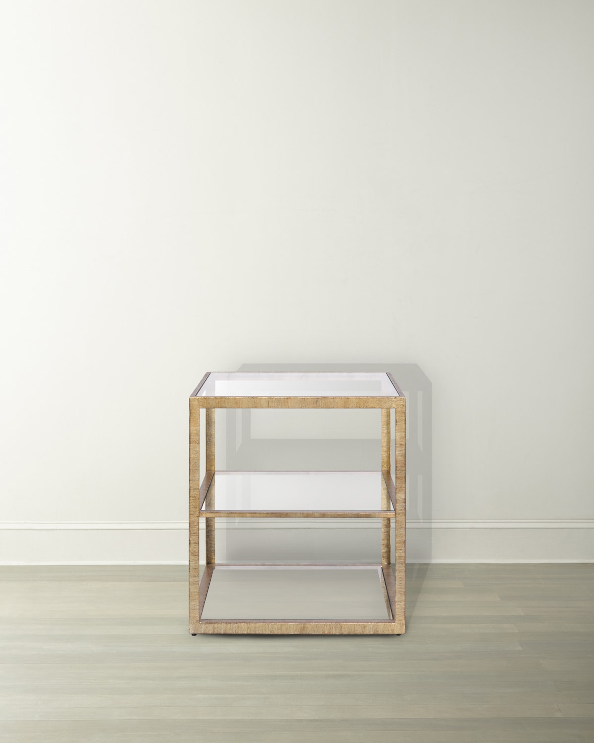 Katya Gilded Drink Table | Horchow