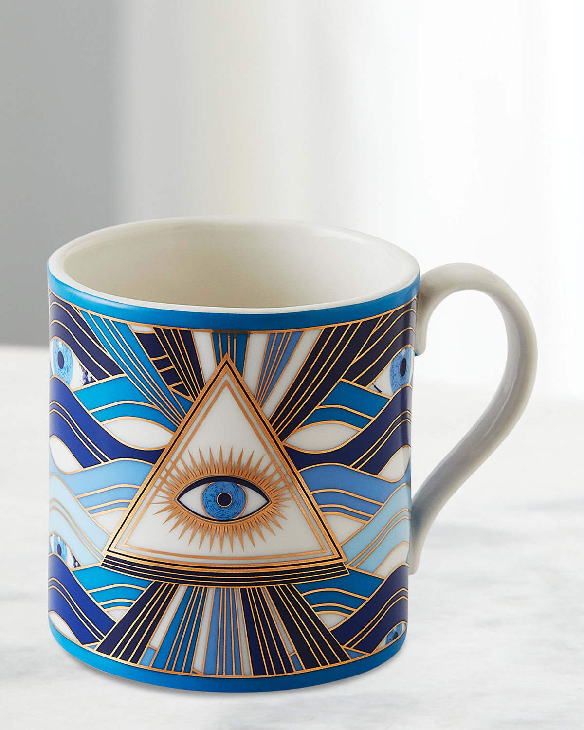 Jonathan Adler Gilded Mr. and Mrs. Muse Mug, 16 oz. | Horchow