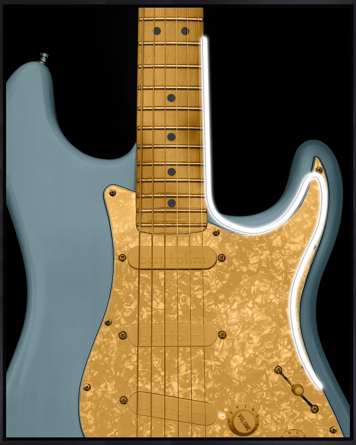 "Guitar And Rhythm IV" Framed Giclee by Addison Jones | Horchow