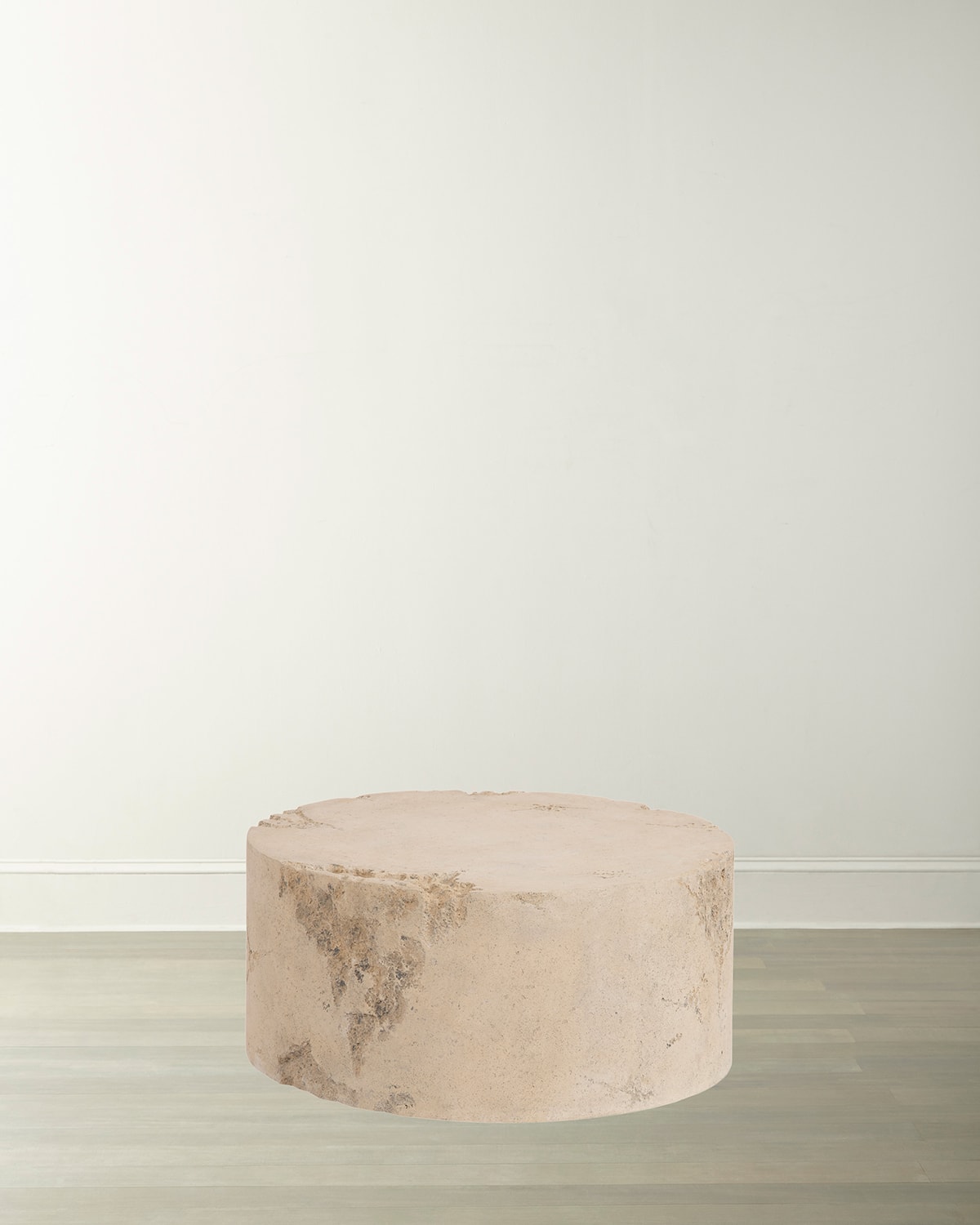 Phillips Collection Teak Chunk Natural Round Coffee Table | Horchow