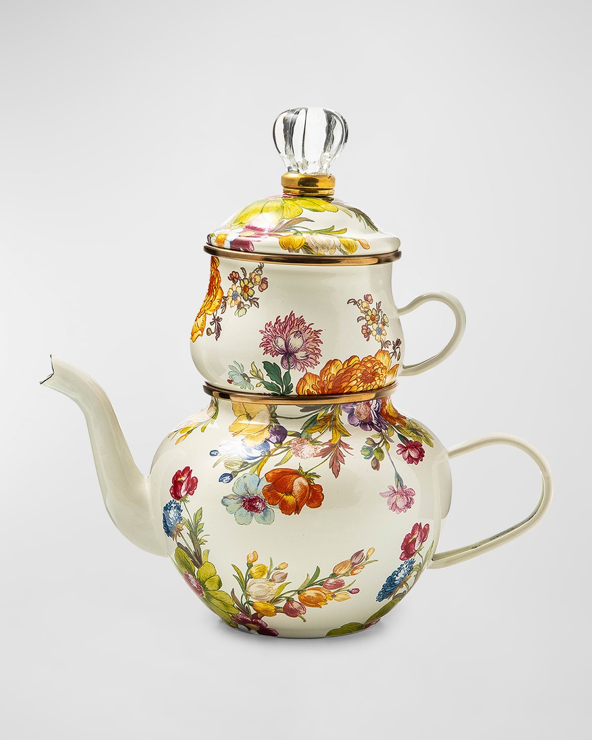 MacKenzie-Childs Cat Lady 2-Quart Tea Kettle | Horchow