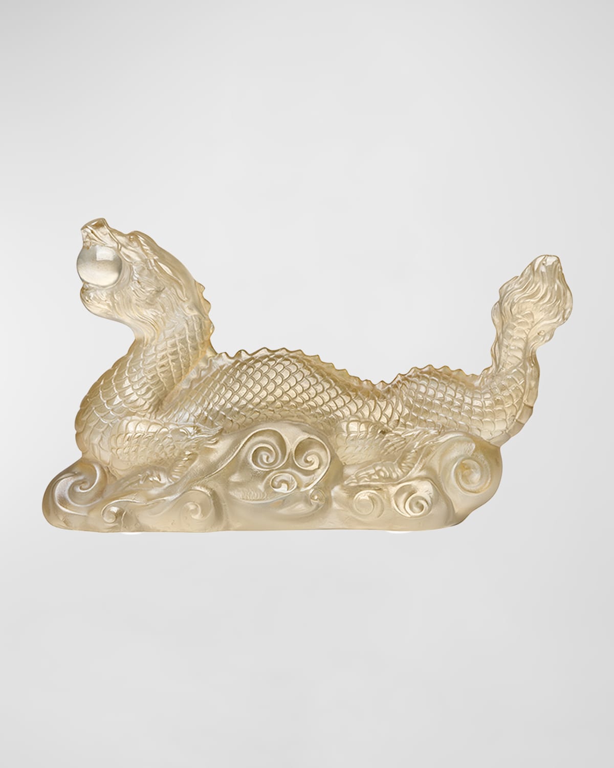 Lalique Dragon Tianlong Sculpture, Red | Horchow