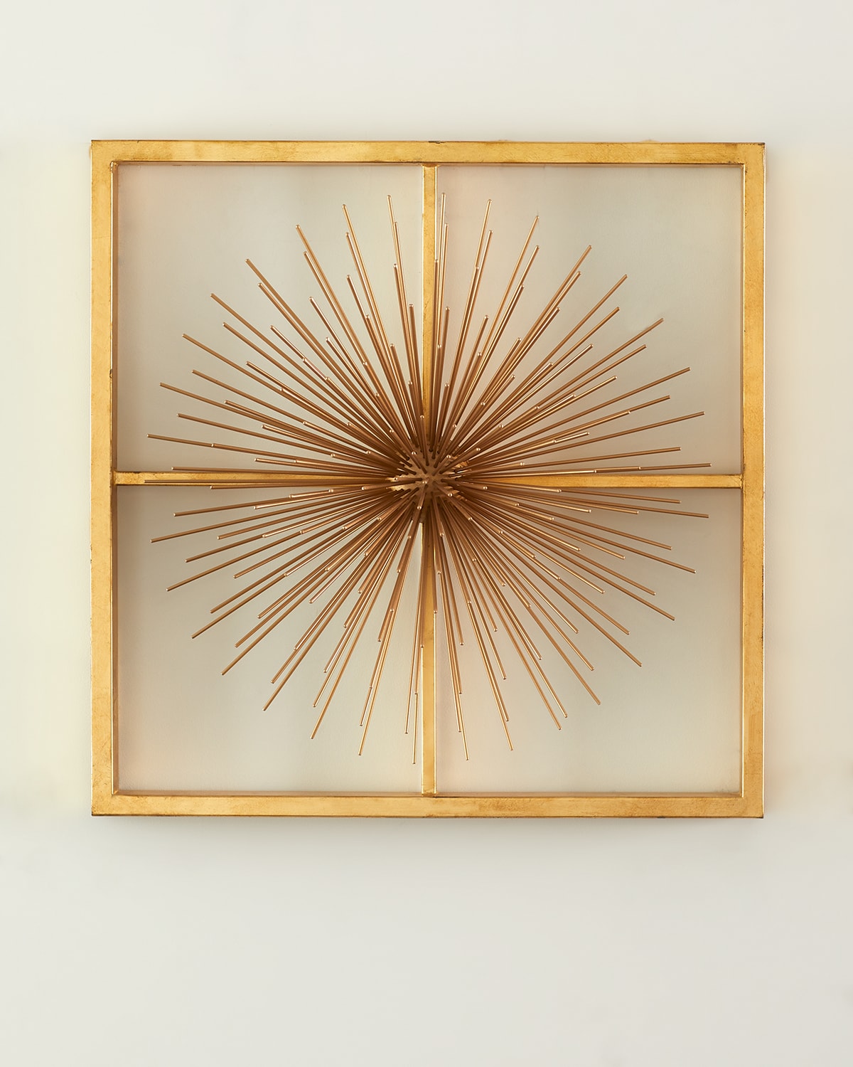 Neiman Marcus Natural Crystal in Golden Frame, Green | Horchow