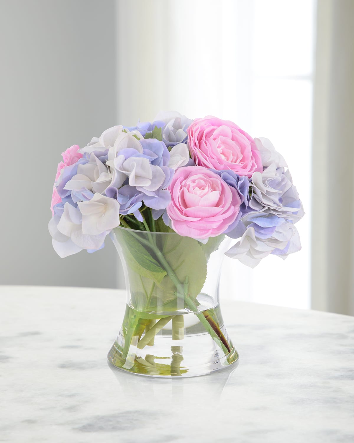 John-Richard Collection Teal Mist 21" Faux Floral Arrangement in ...
