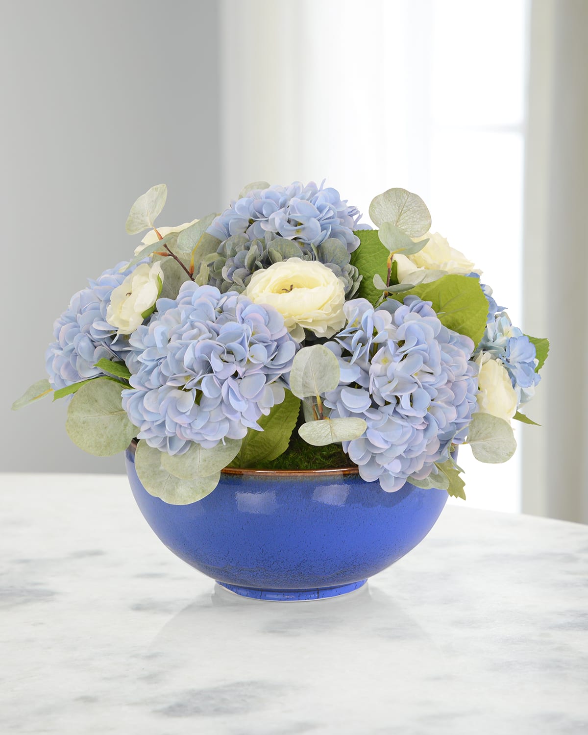 John-Richard Collection Eggplant Peonies 37" Faux Floral Arrangement ...