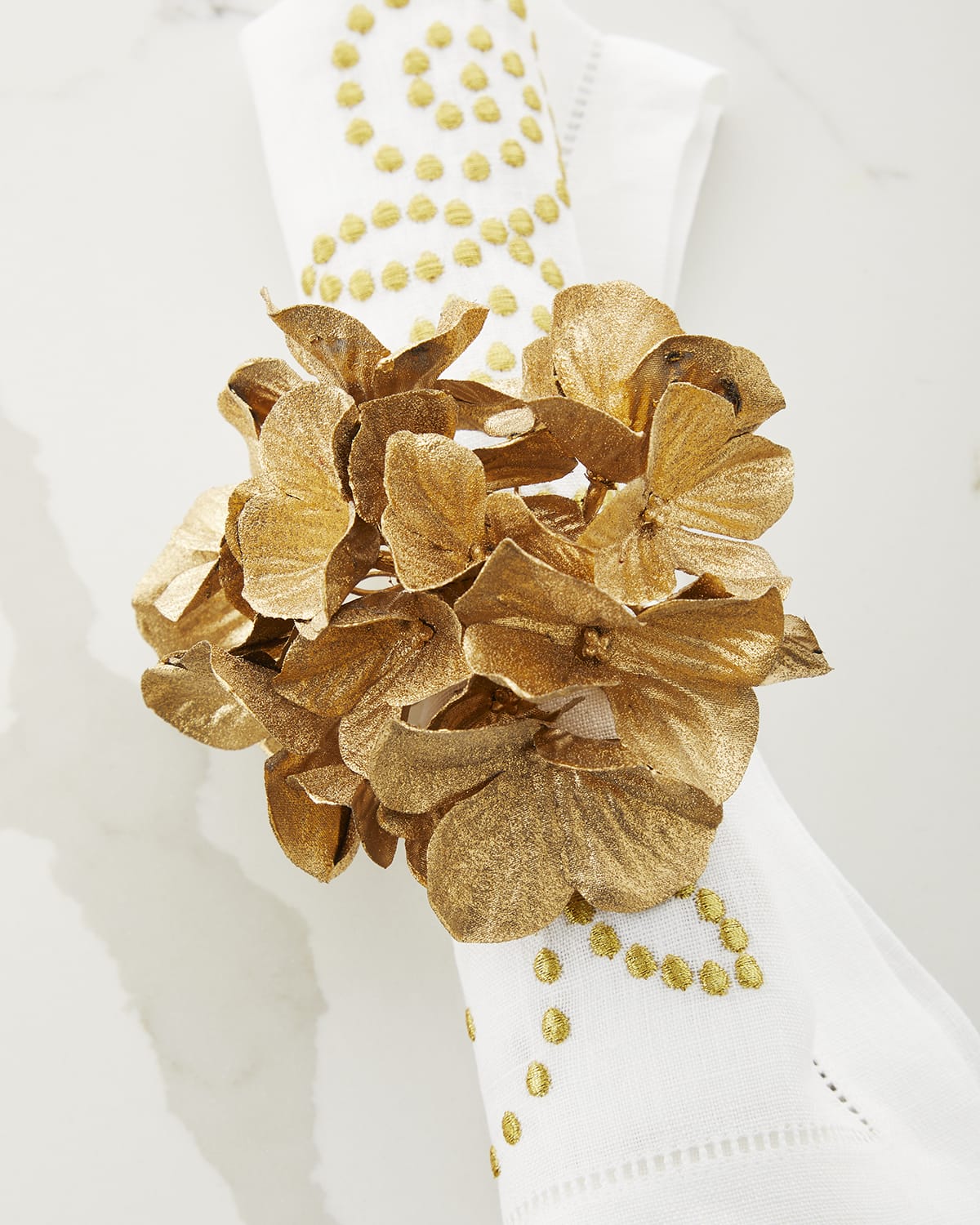 Deborah Rhodes Hydrangea Blossom Napkin Ring | Horchow