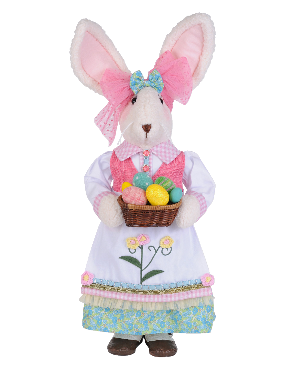 Karen Didion Originals Pink Coat Victorian Bunny | Horchow