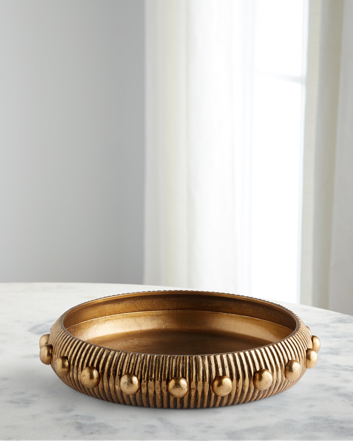 Batten Brass Tray, Large | Horchow