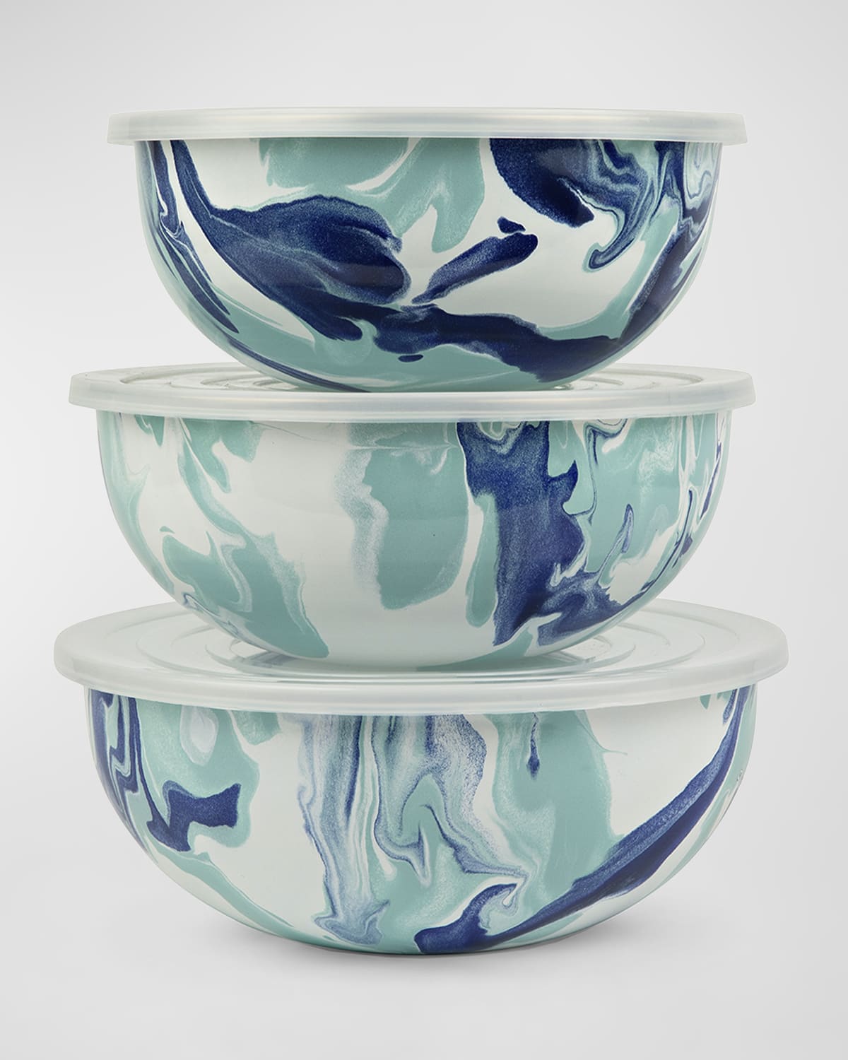 Golden Rabbit Camouflage Marbled Nesting Bowls, Set of 3 | Horchow