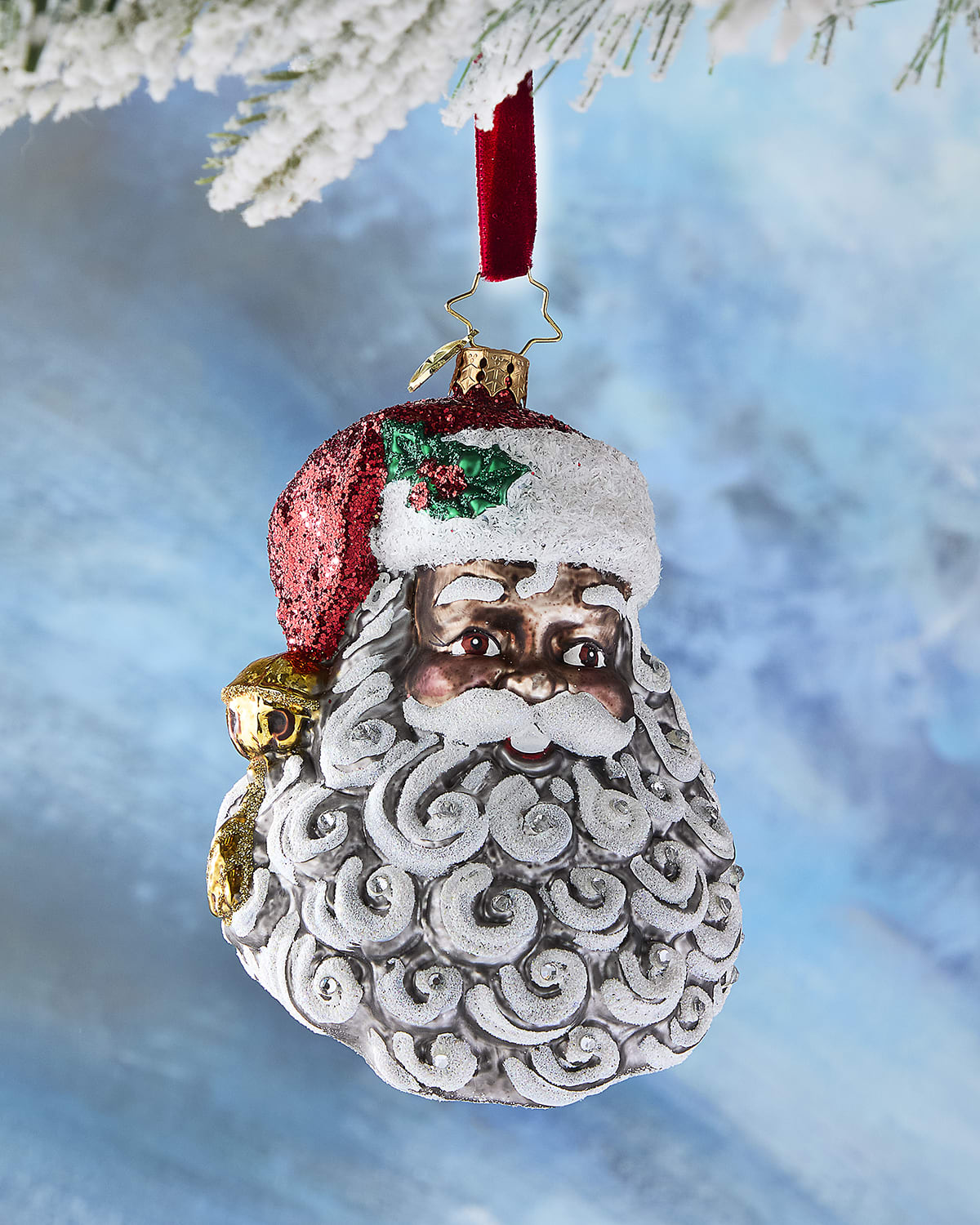 Christopher Radko St. Nick's Winter Wonderland Christmas Ornament | Horchow