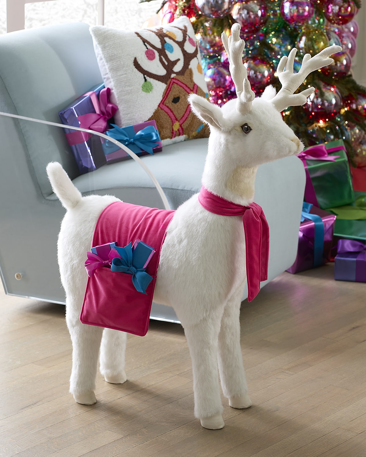 Ditz Designs By The Hen House Fireside Bear Trio Tree, 72" | Horchow