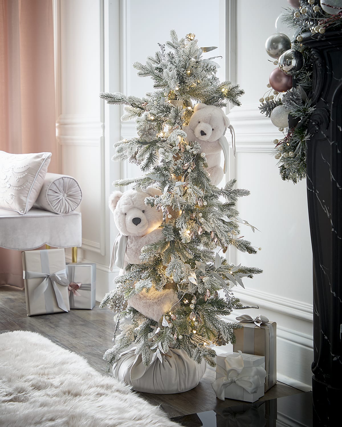 Ditz Designs By The Hen House Christmas Bliss Bear Trio Tree, 72" | Horchow