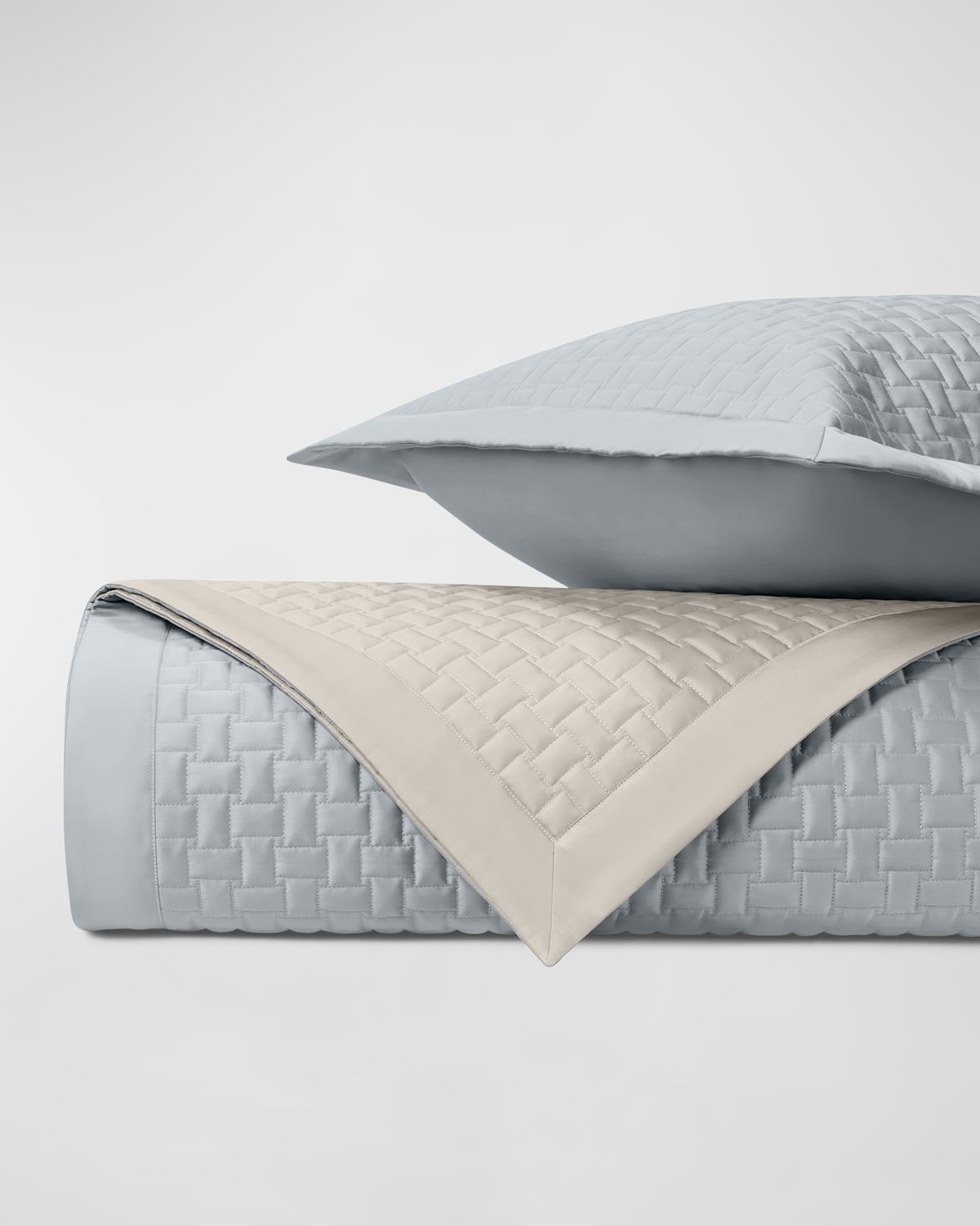 Home Treasures Parquet Quilted Coverlet | Horchow