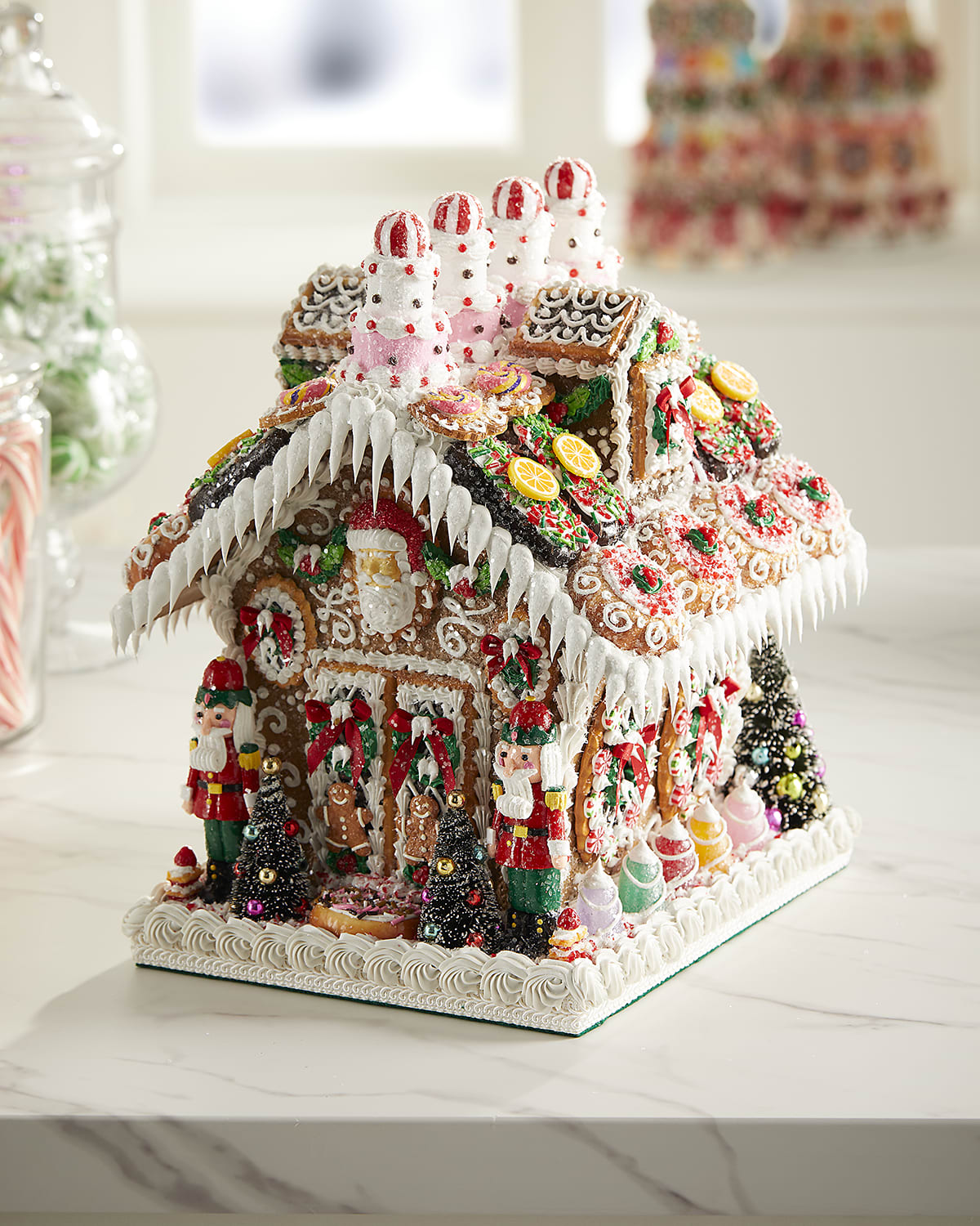 Sweet Savannah Large Gingerbread House | Horchow