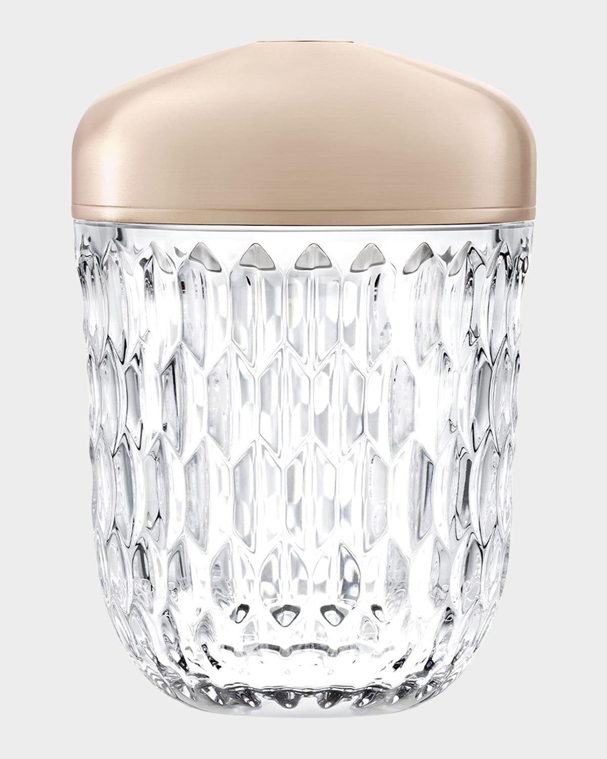 Saint Louis Crystal Folia Mini Portable Lamp, Bronze | Horchow