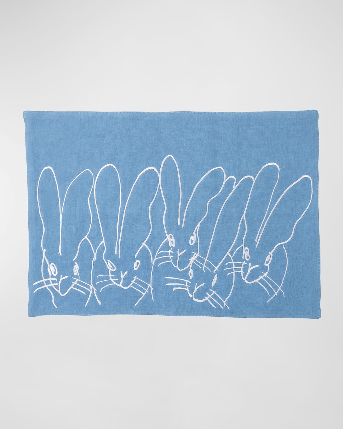 Hunt Slonem Color Burst Bunnies Placemat | Horchow