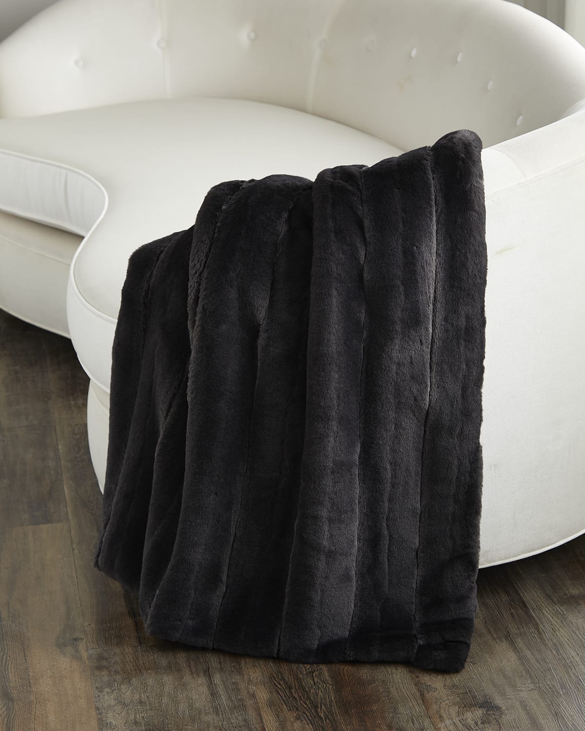 Fabulous Furs Weighted Luxury Faux Fur Throw Blanket | Horchow