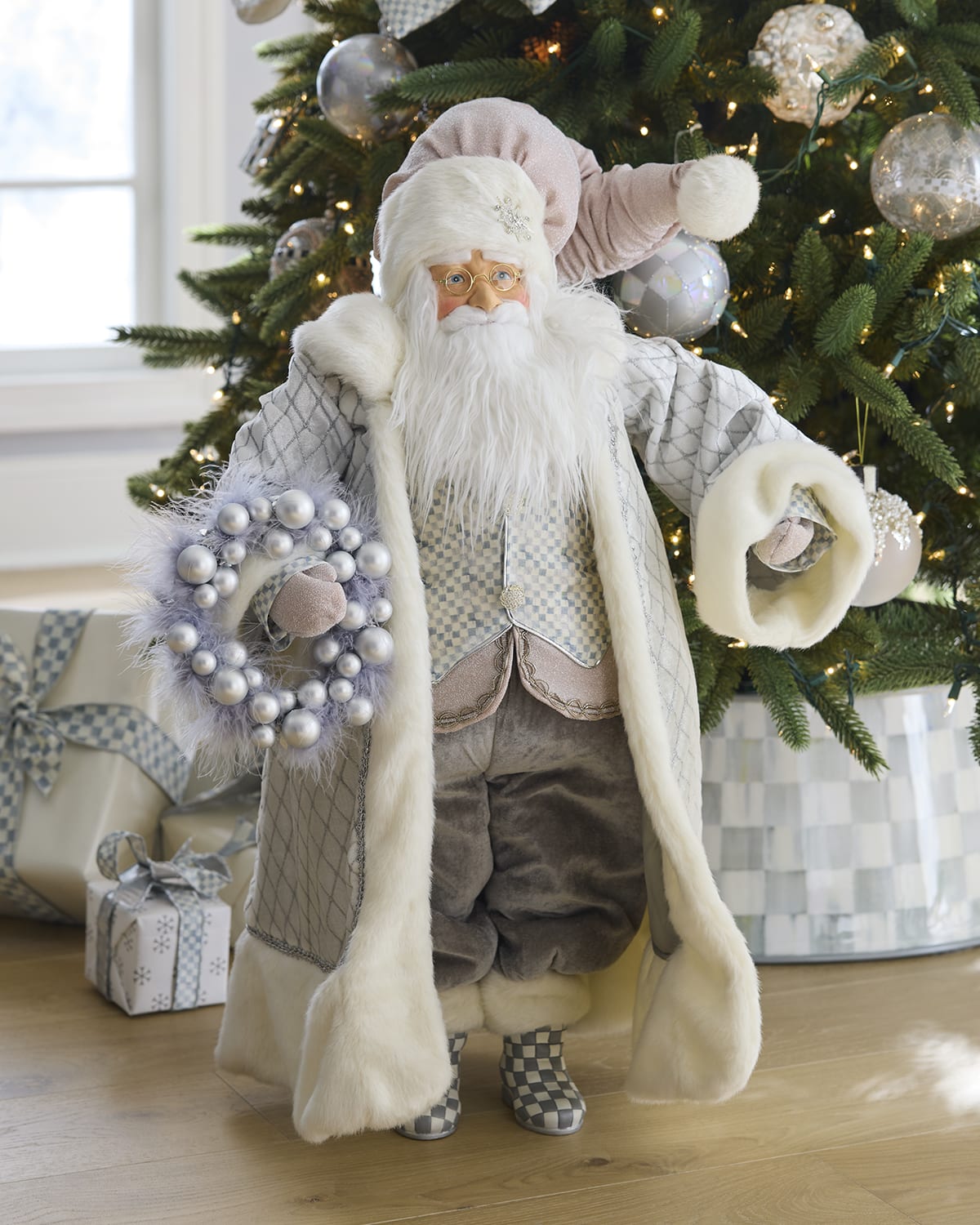 MacKenzie-Childs Cozy Christmas Santa | Horchow