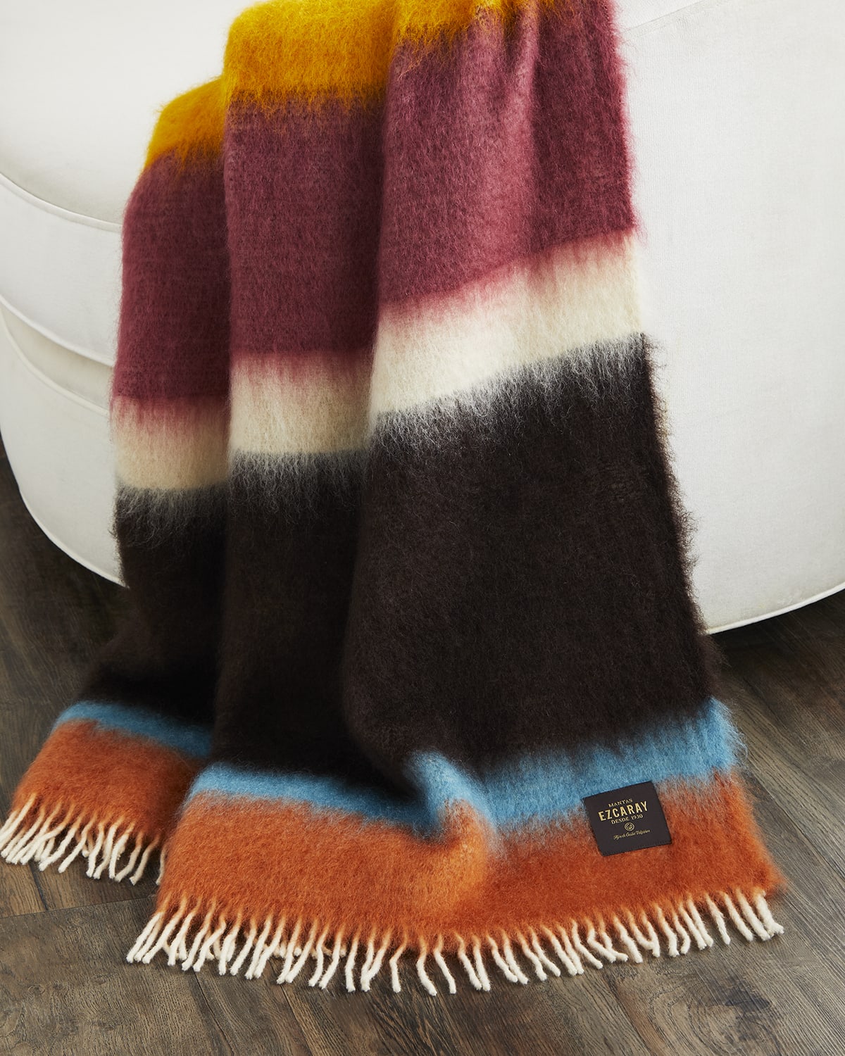 Mantas Ezcaray Twist Frame Collection Throw Blanket | Horchow