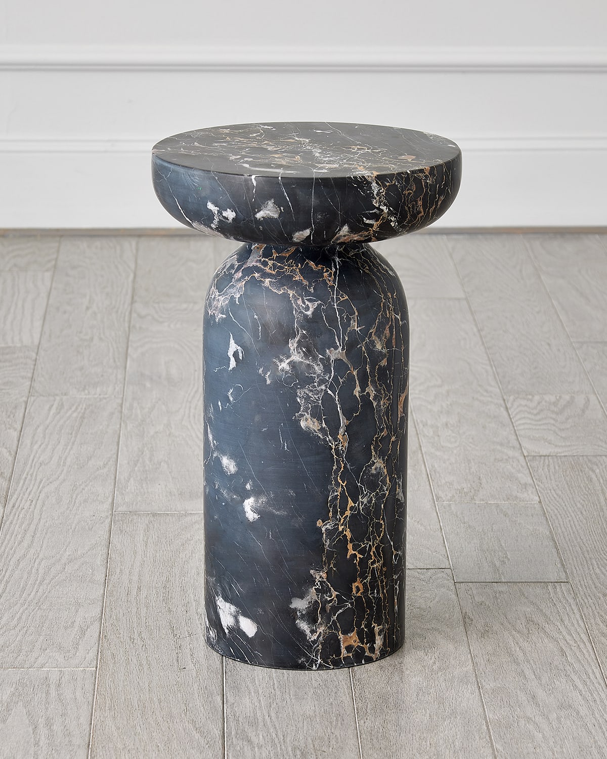 Global Views Josephine Side Table, Black | Horchow