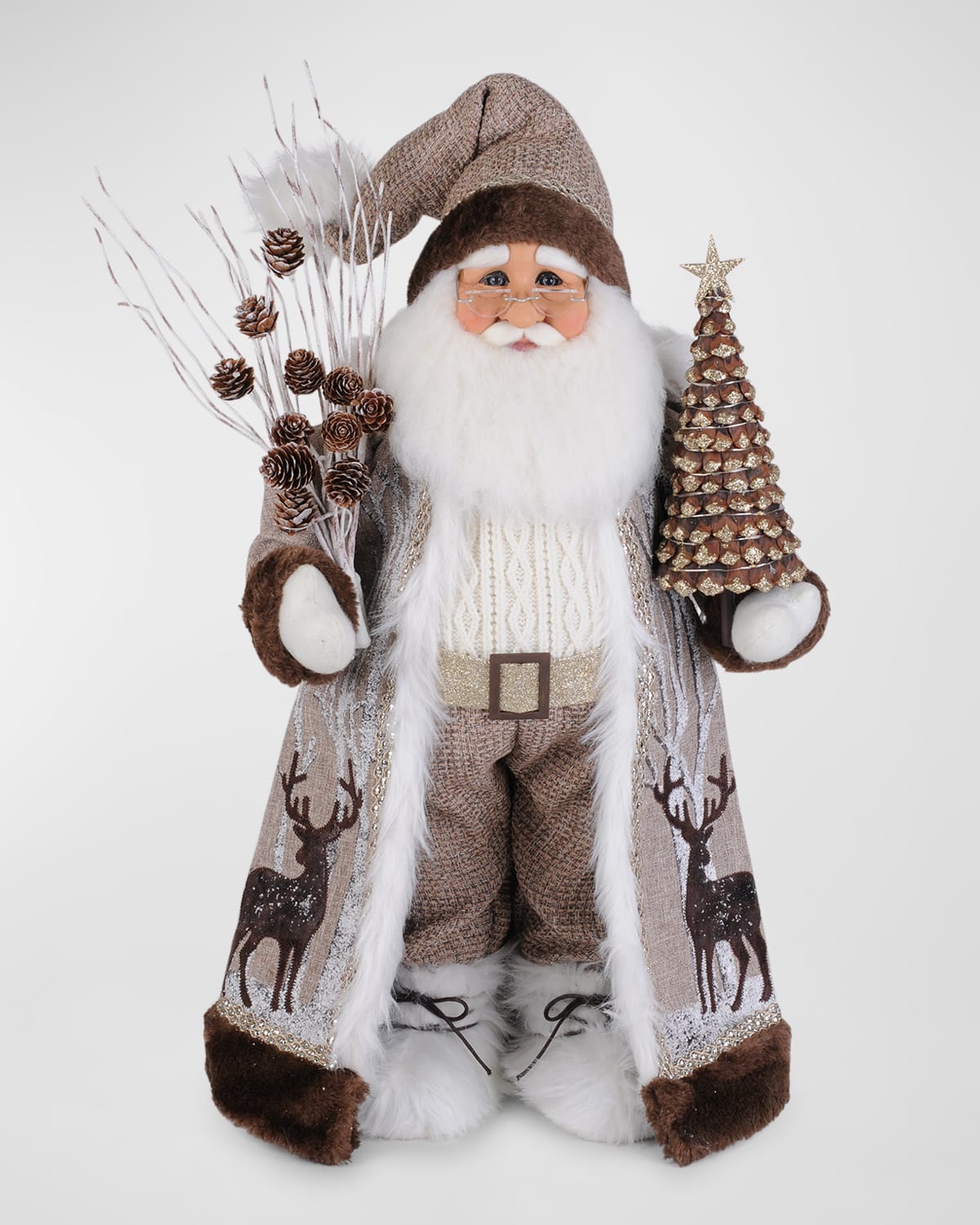 Karen Didion Originals Lighted Victorian Elegance Santa Figure | Horchow