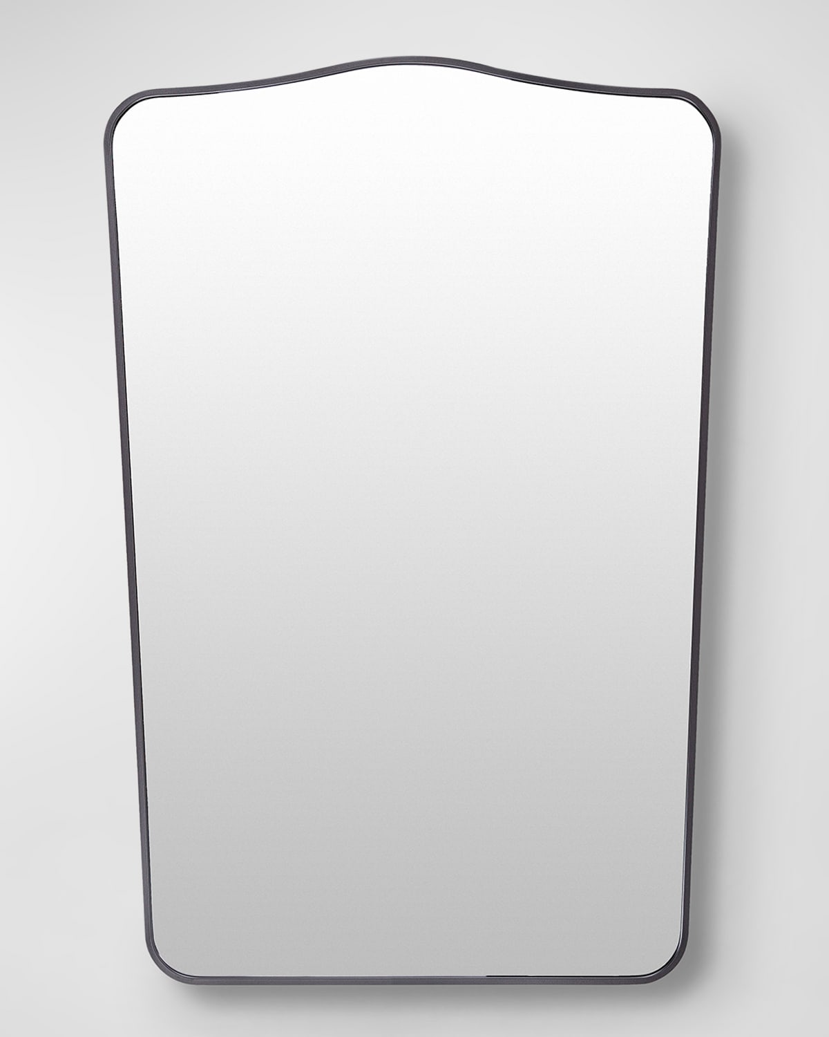 Surya Aranya 36" Round Wall Mirror, Black | Horchow