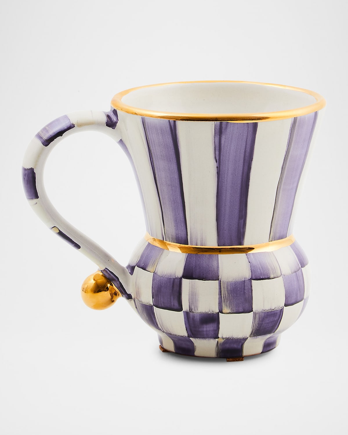 MacKenzie-Childs Mocha Check Mug, 10 oz. | Horchow