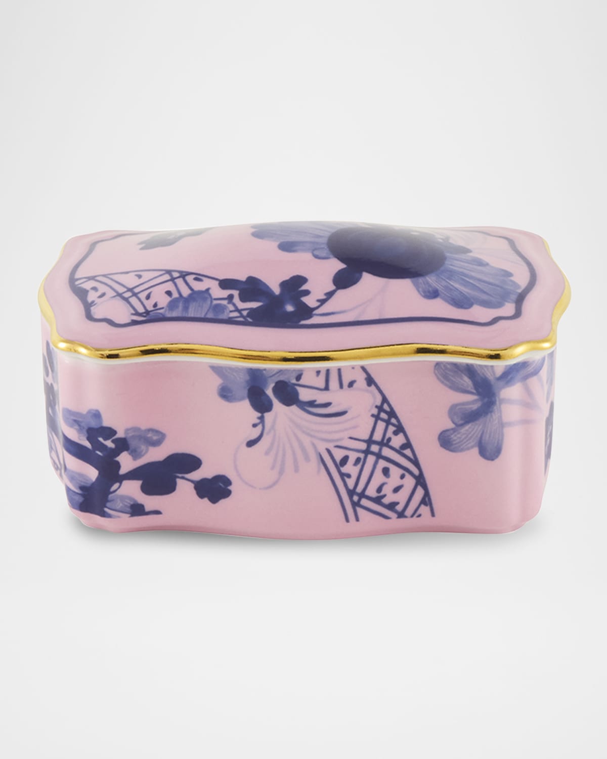 GINORI 1735 Labirinto Ebano Round Trinket Box | Horchow