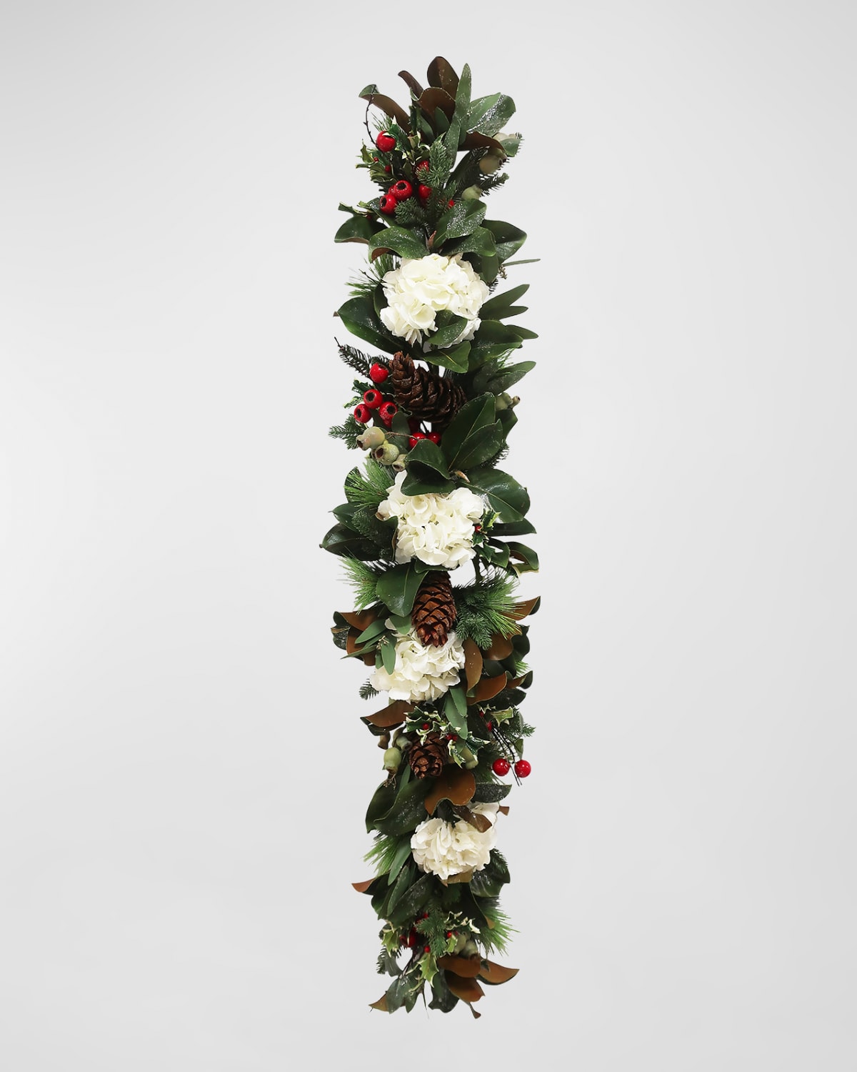 Winward Home 60" Hydrangea Christmas Garland | Horchow
