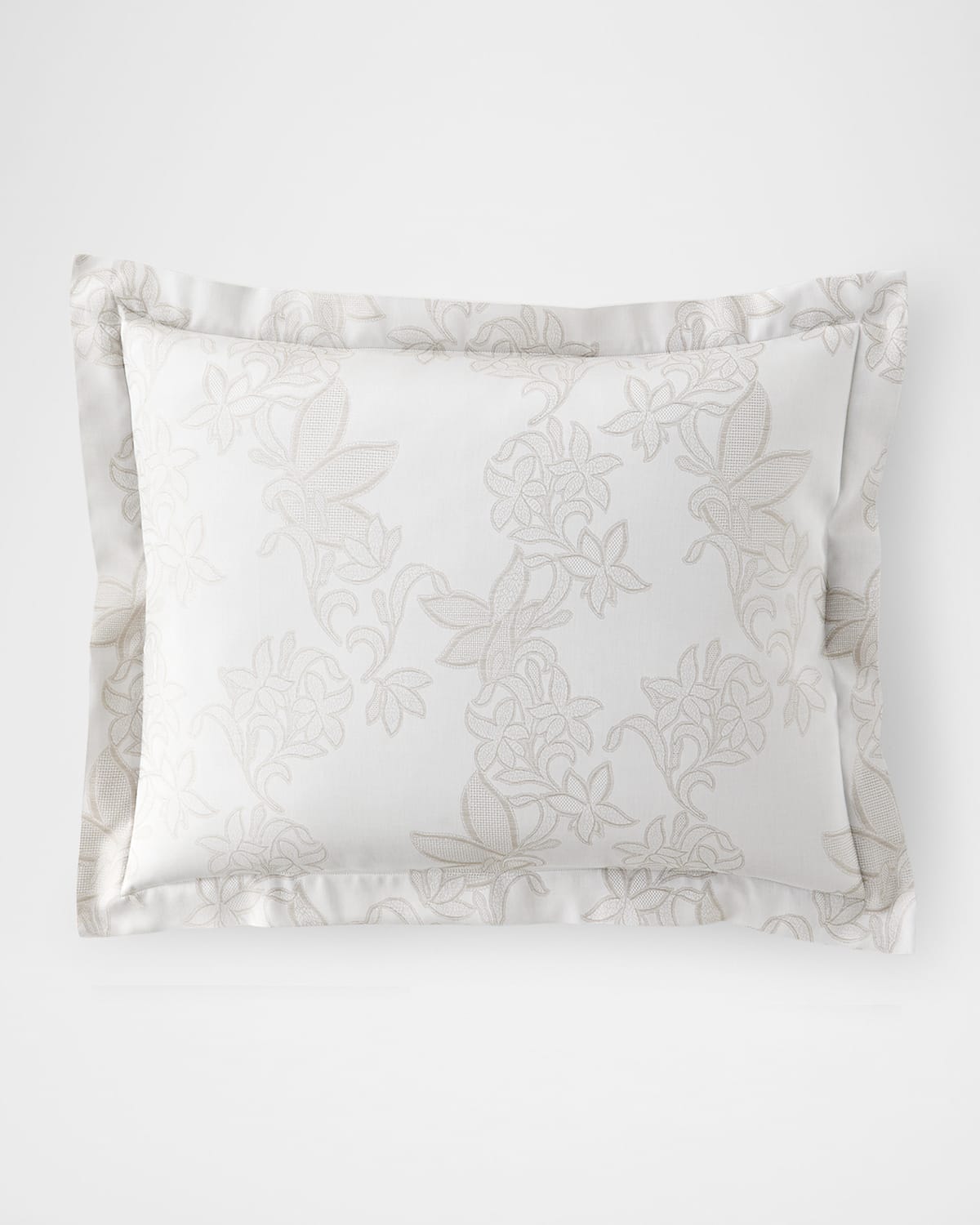 Sferra Standard Champagne Geometric Sham | Horchow