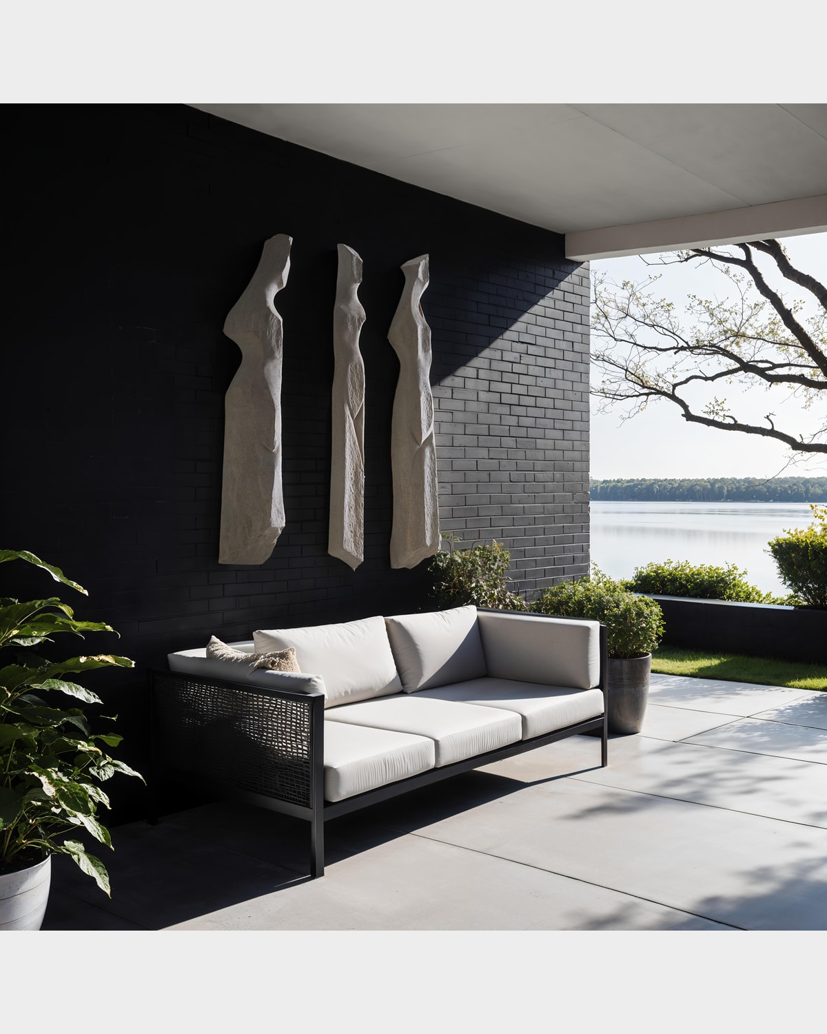 Phillips Collection Cast Eroded Wood Circle Wall Tile | Horchow