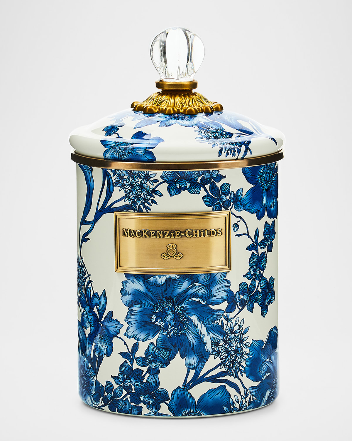 MacKenzie-Childs Royal English Garden Small Canister | Horchow