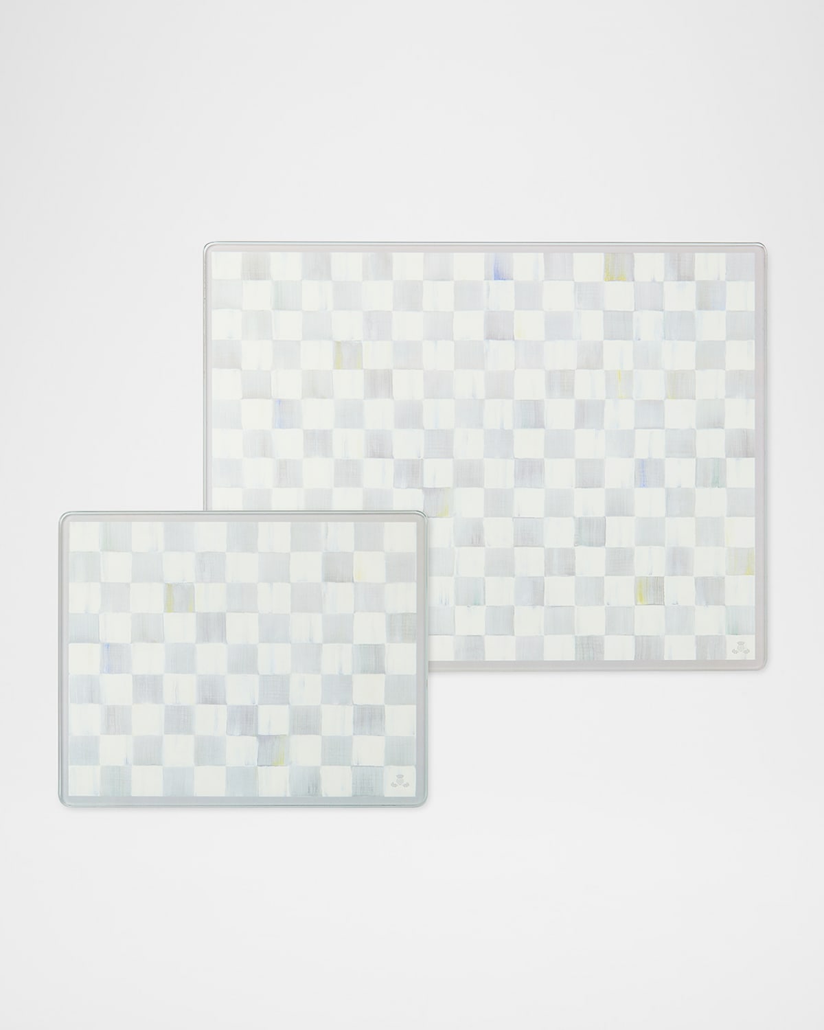 MacKenzie-Childs Courtly Check Glass Cutting Boards, Set of 2 | Horchow