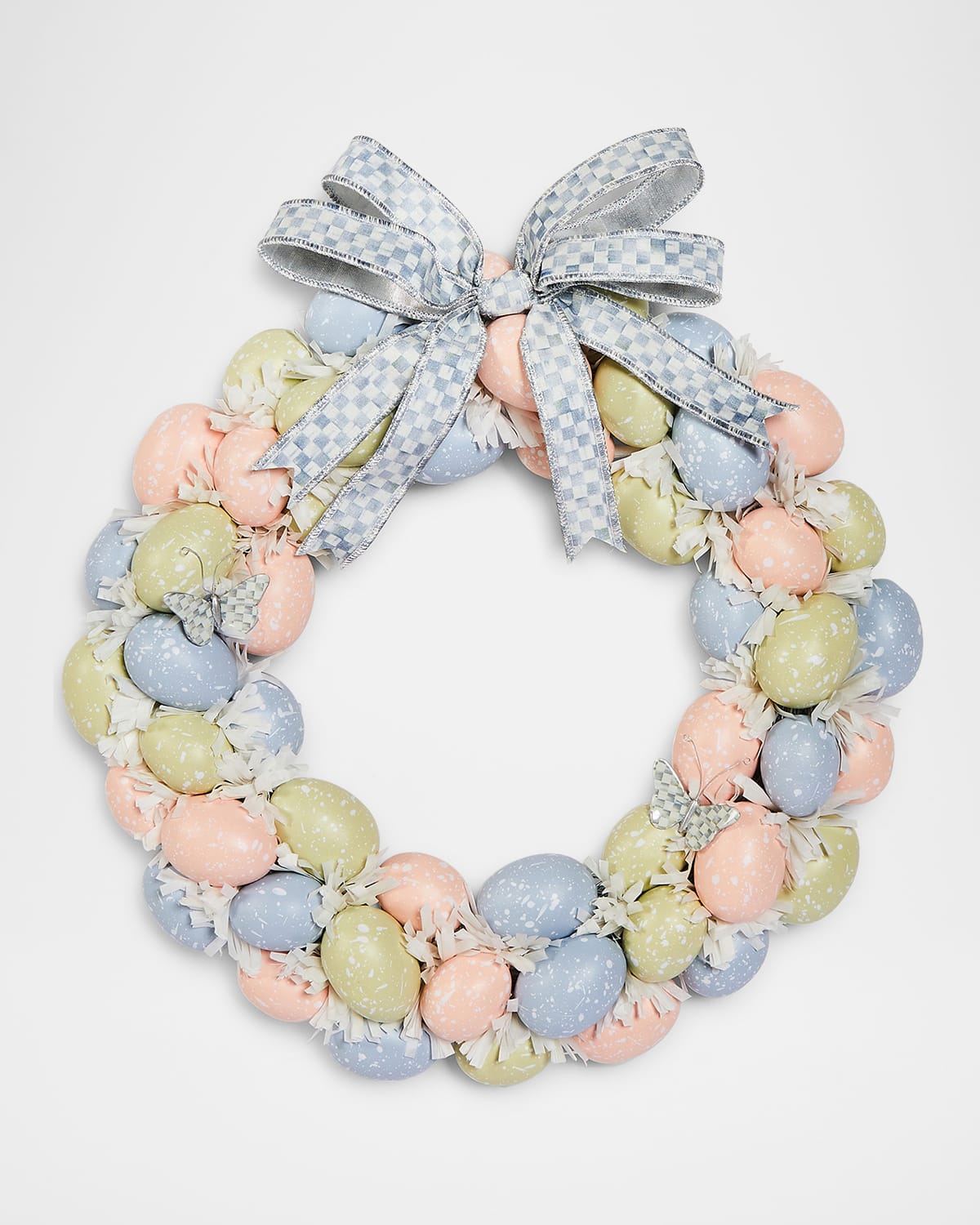 MacKenzie-Childs Blue Hydrangea 22" Wreath | Horchow