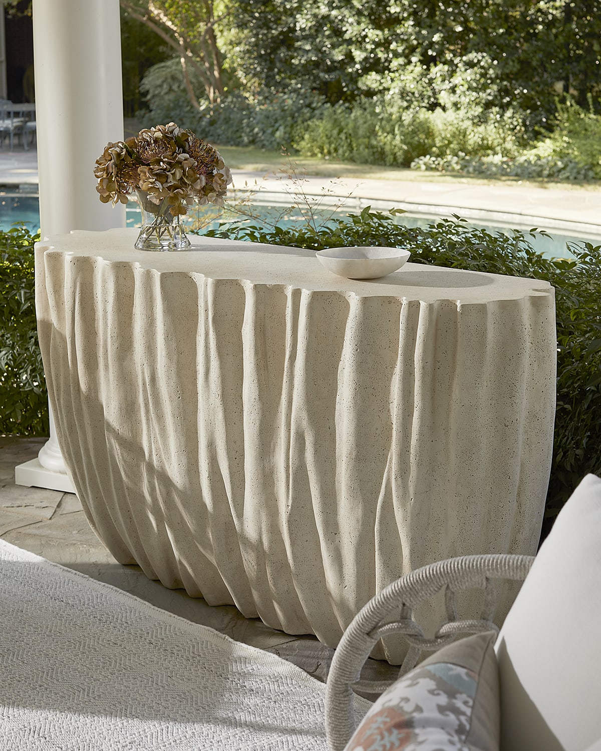Neiman Marcus Stacked Outdoor Coffee Table | Horchow
