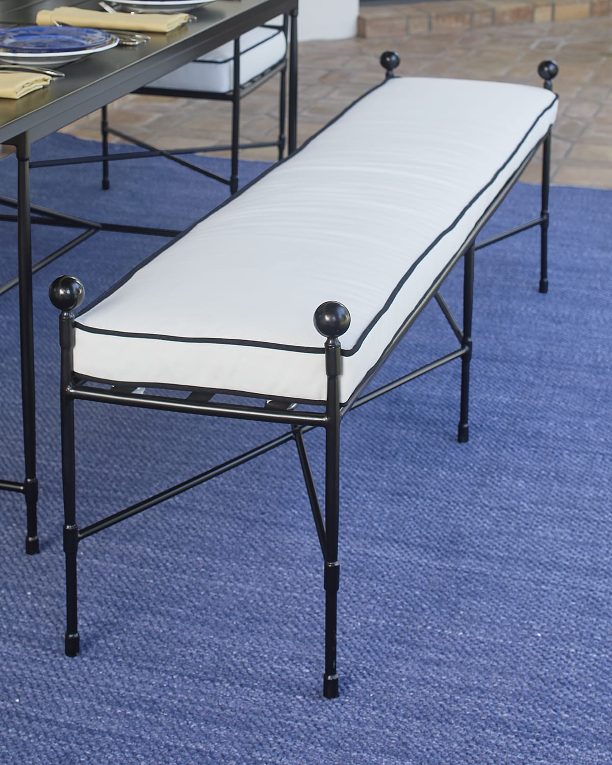 Neiman Marcus Roman Straight Bench | Horchow