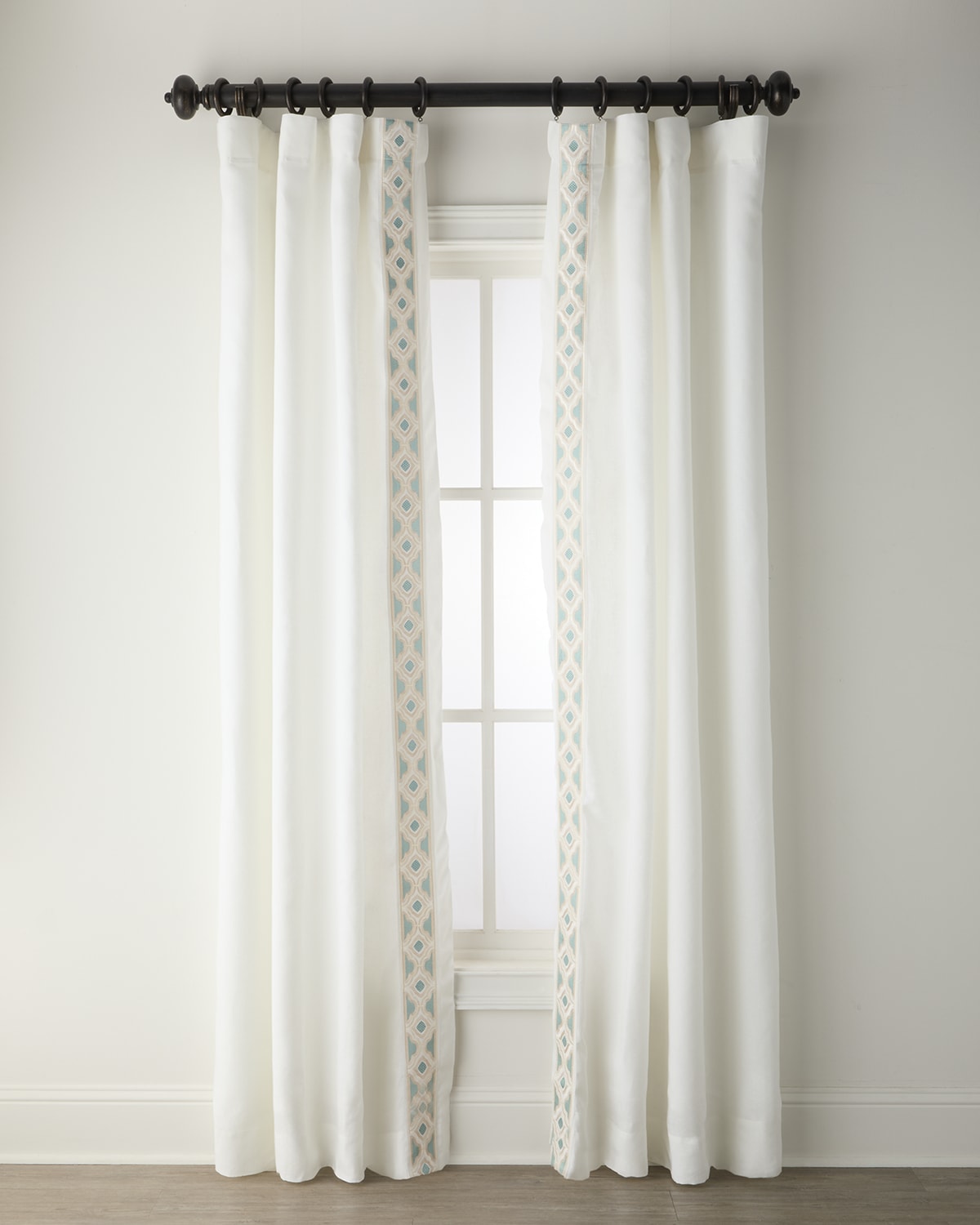 Home Silks Camden Light-Filtering Silk Drapery Panel, 50" x 108" | Horchow