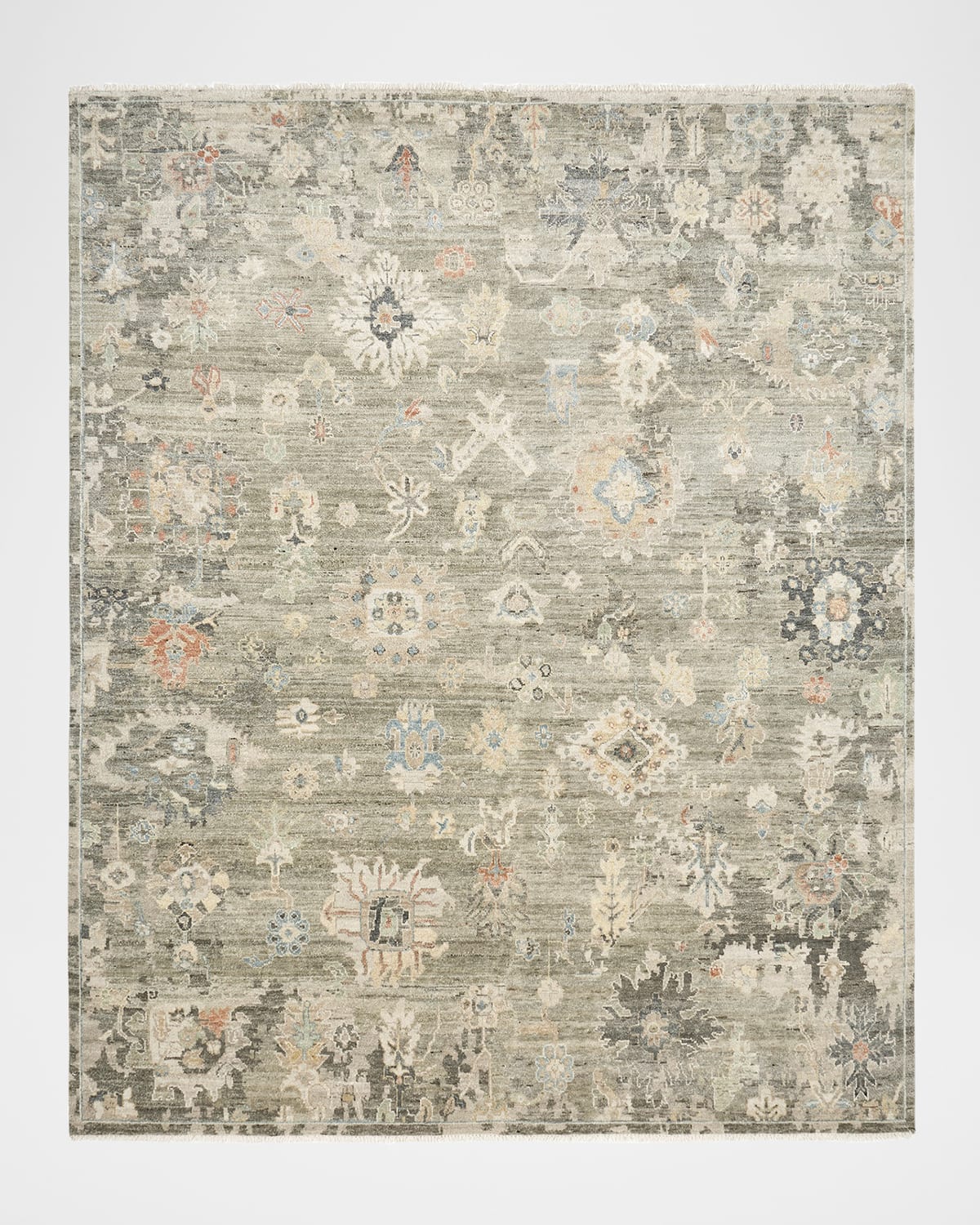 Haven & Loom Eleanor Gray Hand-Knotted Rug, 12' x 15' | Horchow