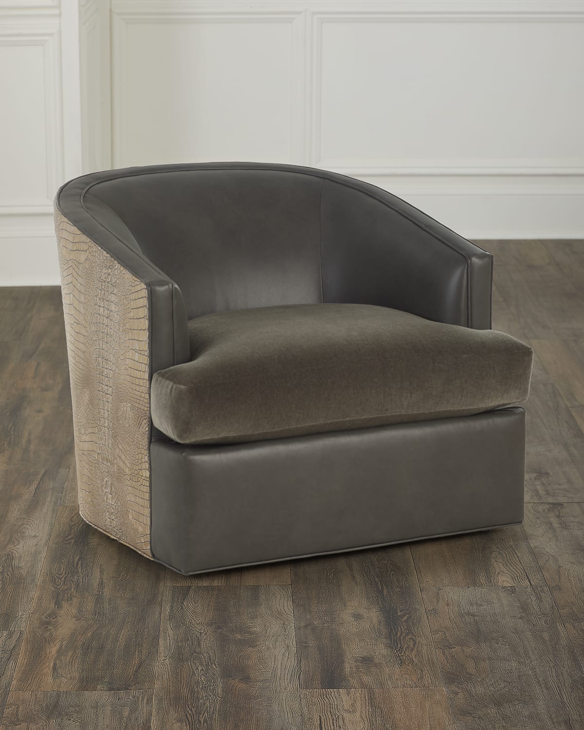 Massoud Otero Swivel Chair | Horchow
