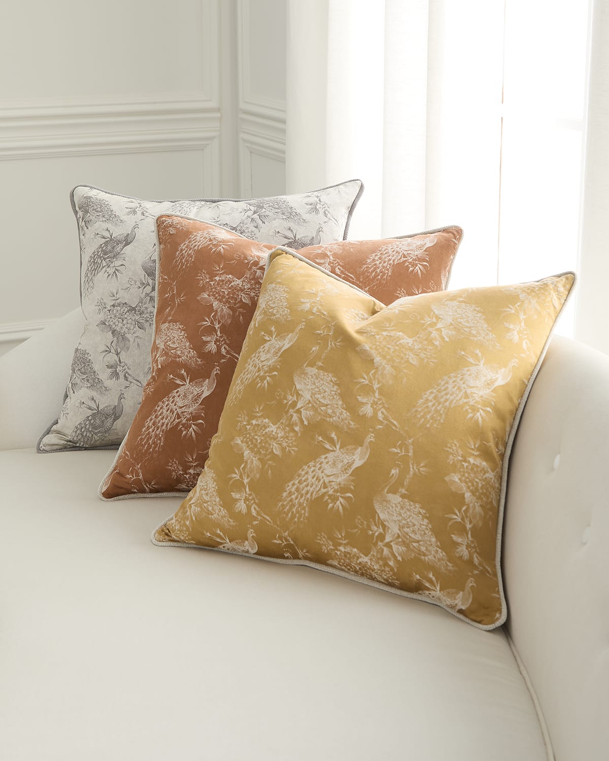 D.V. KAP Home Marlot Throw Pillow, 24" x 24" | Horchow