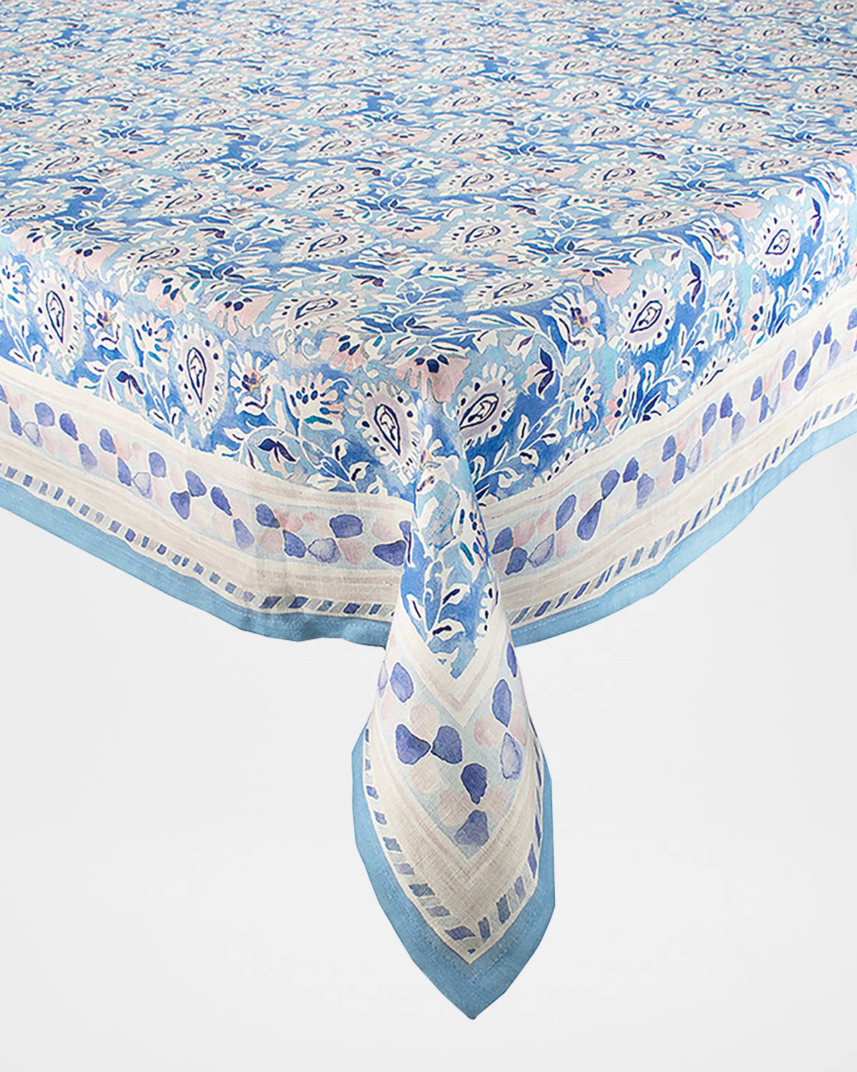 Kim Seybert Pin Dot Tablecloth, 66" x 126" | Horchow