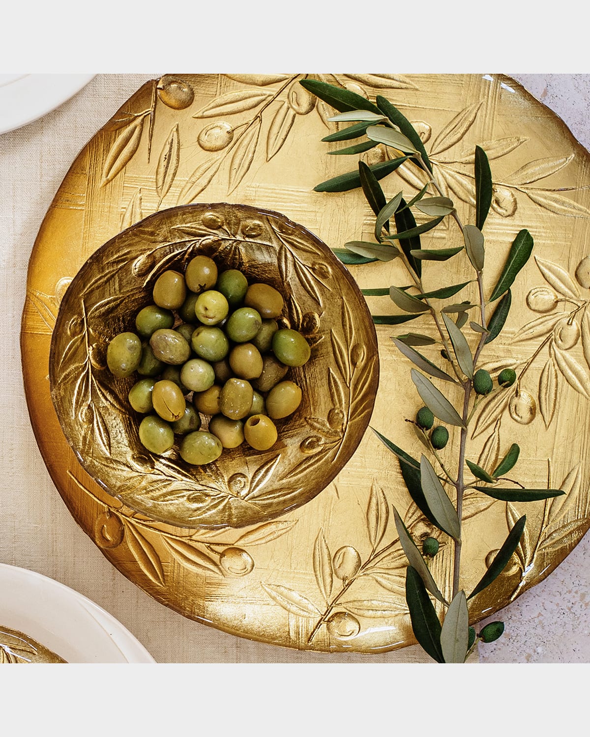 Vietri Two-Tone Glass Large Deep Bowl | Horchow